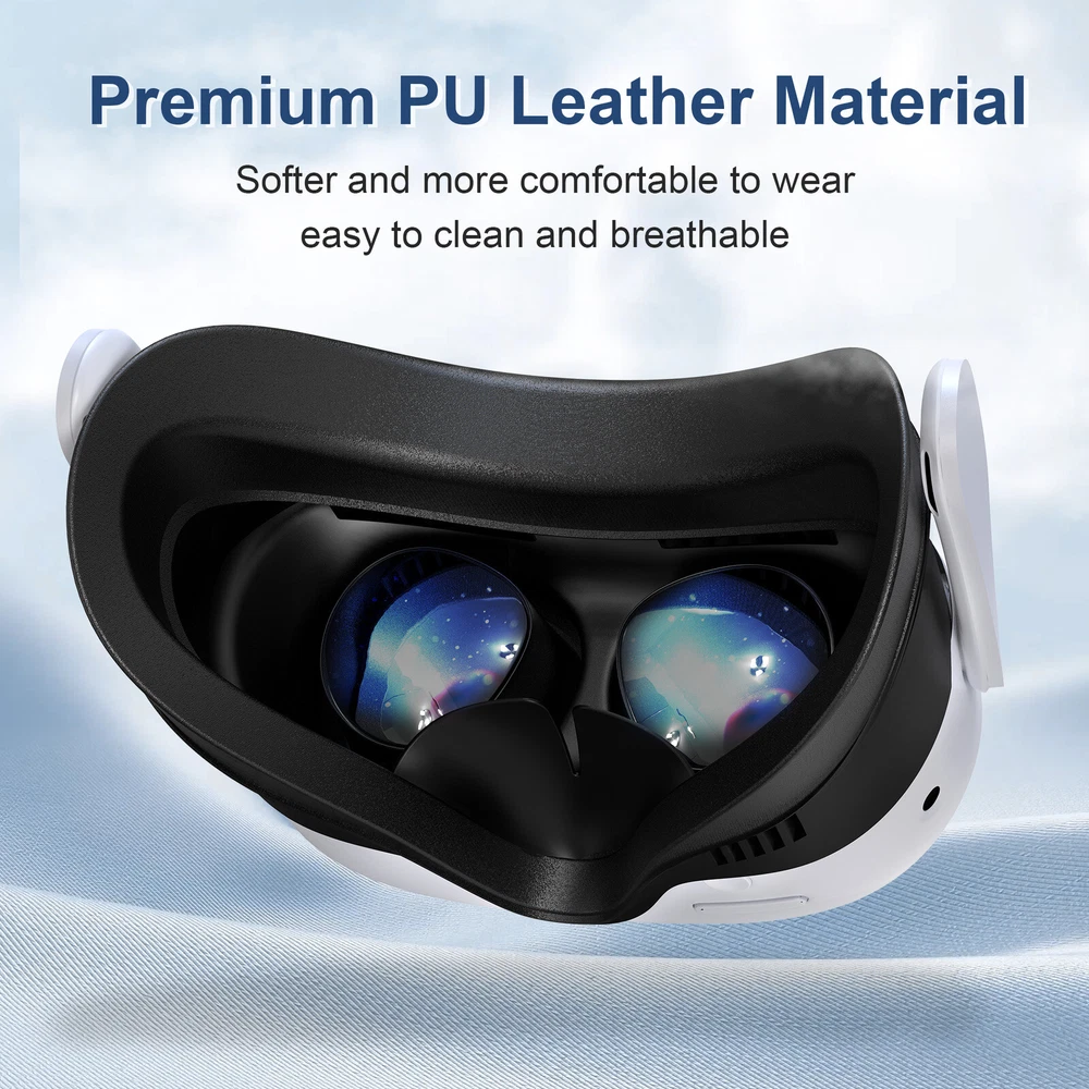 Meta Quest 3S Cooling Face Cover with Adjustable Fan & Airflow