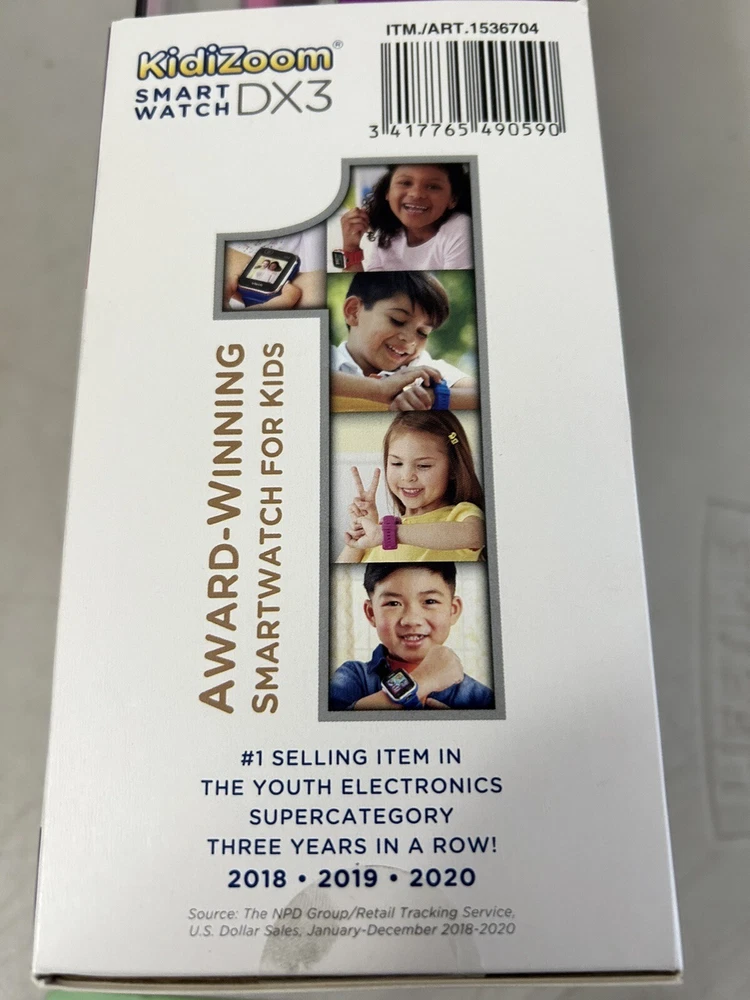 Vtech Kidizoom Smart Watch DX3 Smartwatch for Kids. Touch Screen, Pink.