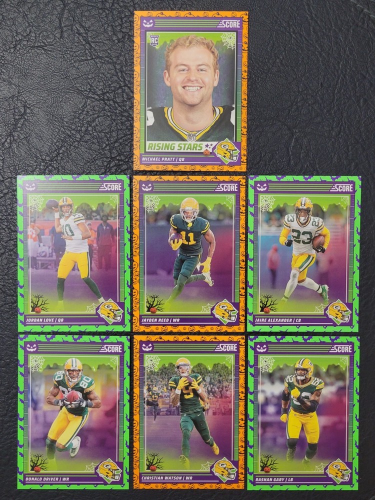 2024 Score A Treat Green Bay Packers Lot Pratt Love Watson Reed ...
