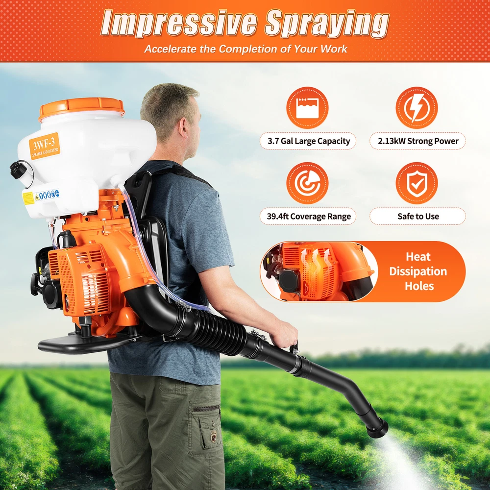 Backpack Fogger Sprayer Blower Agricultural Gas Mosquito Blower ...