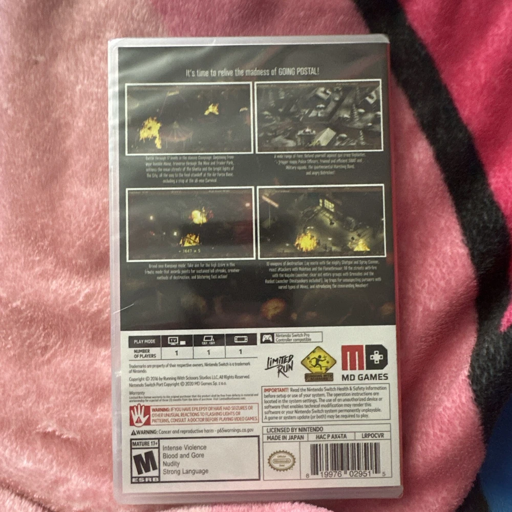 NEW Postal Redux Nintendo Switch Limited Run Games Factory FACTORY SEALED