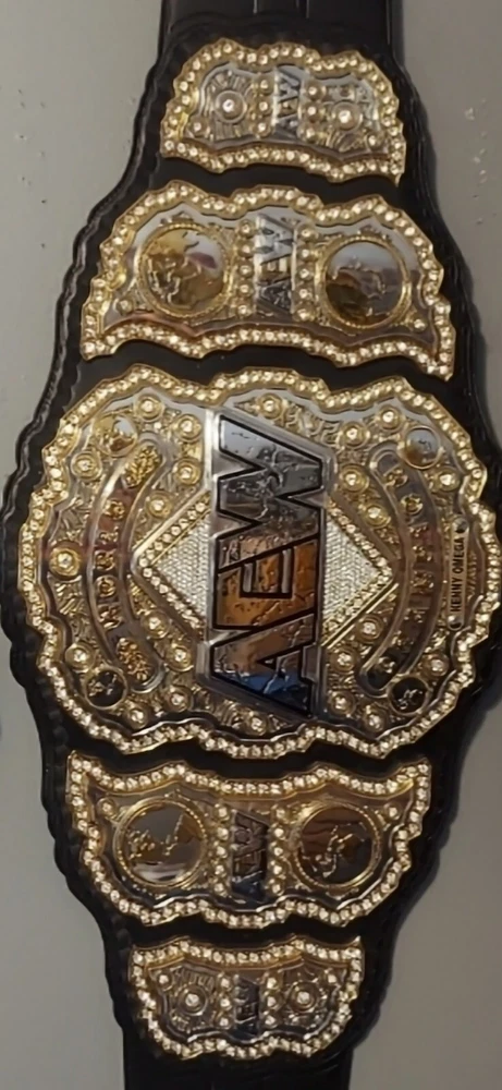 Kenny Omega Plastic Nameplate Fit For Only AEW World Championship ...