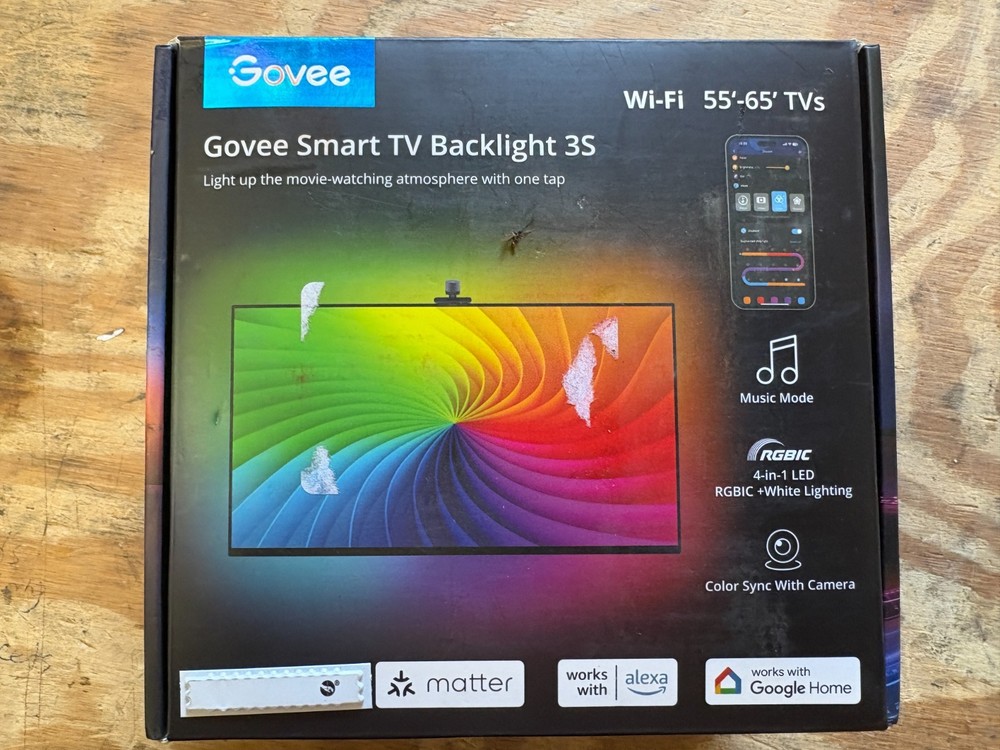 Govee Smart LED Backlights for 55 to 65 Inch TVs with App Control