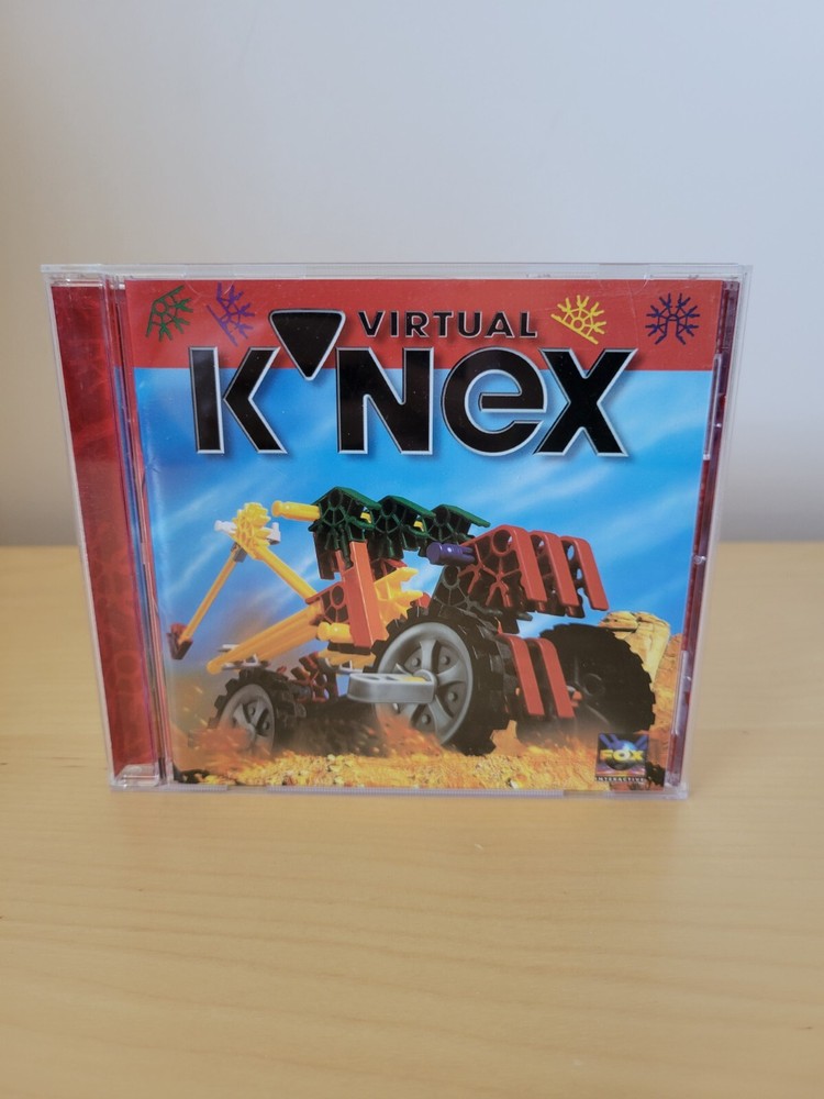 Virtual K'NEX 1998 Windows PC CD-ROM Complete Game