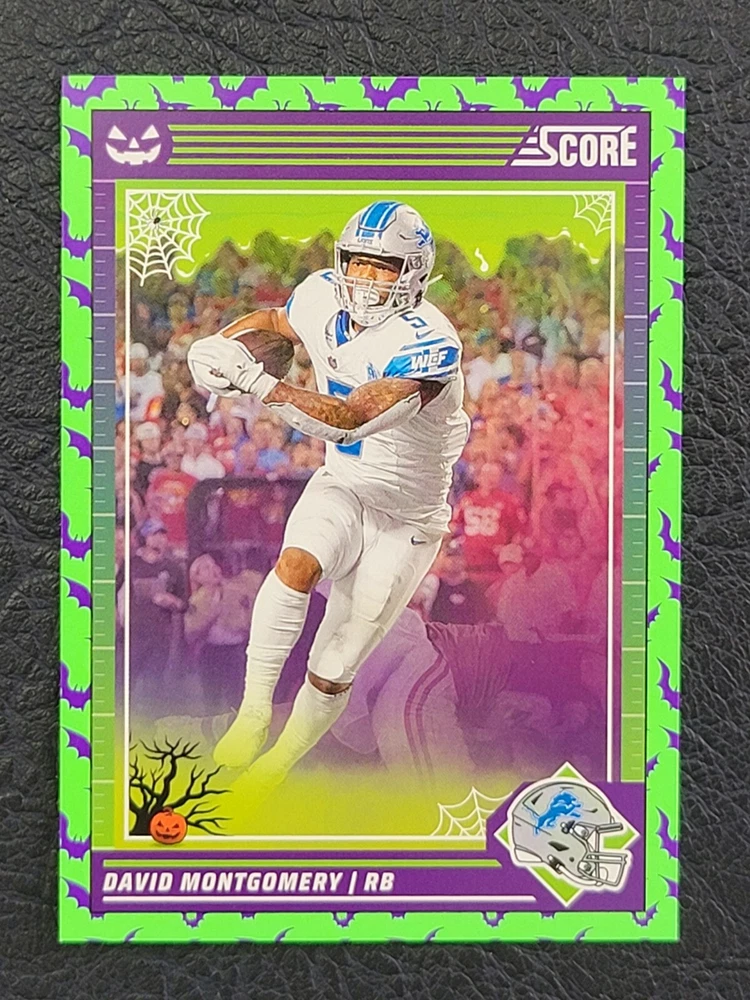 2024 Score A Treat Detroit Lions David Montgomery Pumpkins & Bats ...
