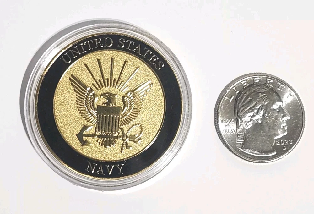 (1) U.S. Navy Petty Officer First Class E-6 Challenge Coin.