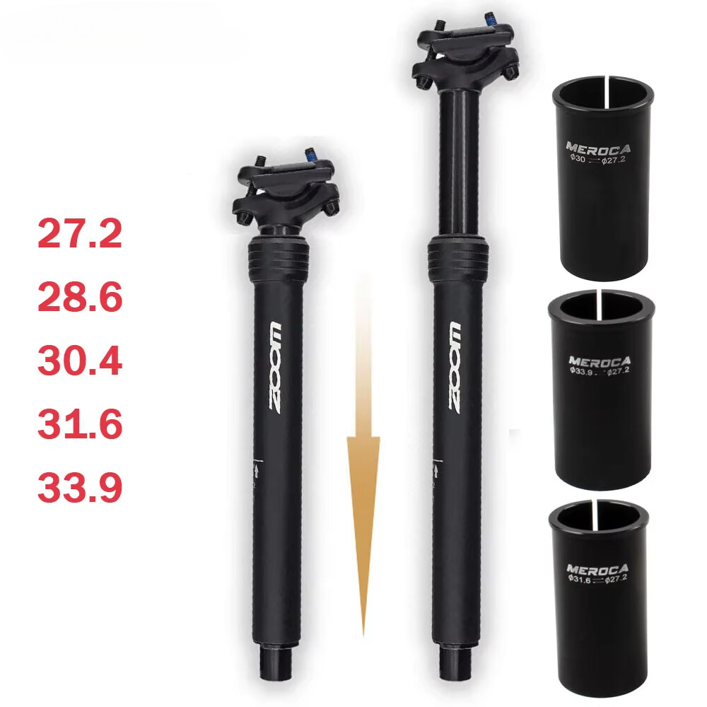 Bicycle Dropper Seatpost 27.2/30.9/31.6mm MTB/Gravel Bike Suspension ...
