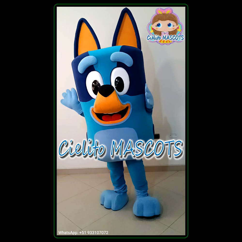BLUEY Mascot Costume mascotte cosplay botarga halloween cartoon Cielito ...