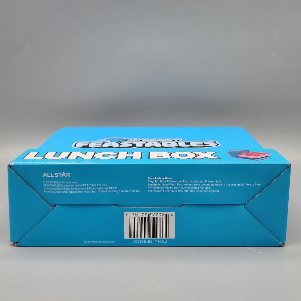 Mr Beast Feastables Worlds Coolest Lunch Box Blue/Pink Brand New In Package