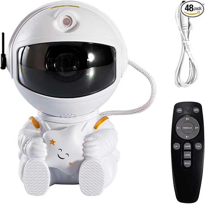 Star Projector Galaxy Night Light - Astronaut Space Buddy Projector ...