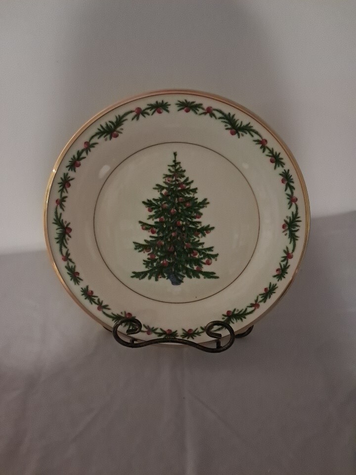 Lennox Limited Edition Christmas Plate 1991 World Christmas Tree Series ...