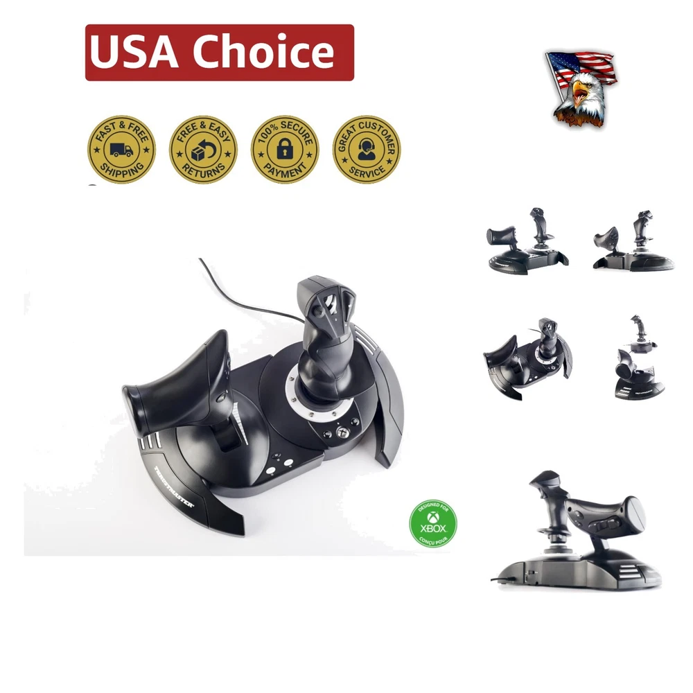 Immersive Flight Experience: Xbox One and PC Joystick with Throttle System