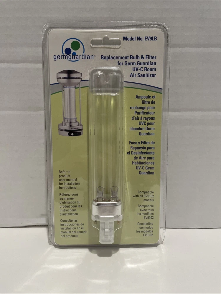 GermGuardian Genuine Replacement Bulb and Filter Model #EV9LB