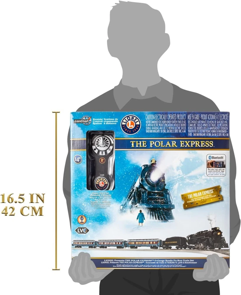 Polar Express Electric O Gauge Train Set with Voice Recording ...