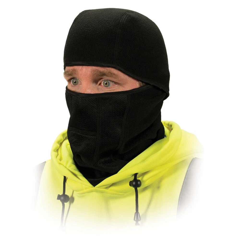 Winter Full Face Mask Ski Mask Ninja Style Hat Balaclava Black Men's ...