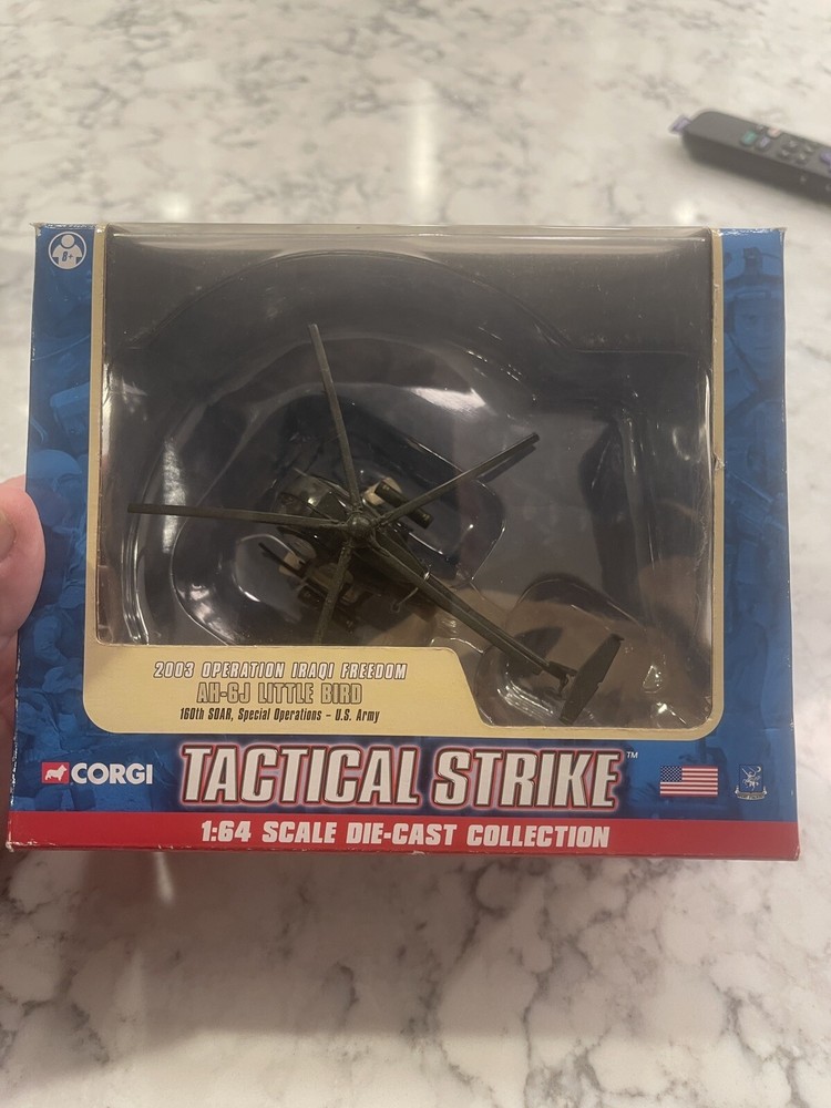 Corgi Tactical Strike 2003 Iraqi Freedom AH-6J Little Bird 1:64 Die ...
