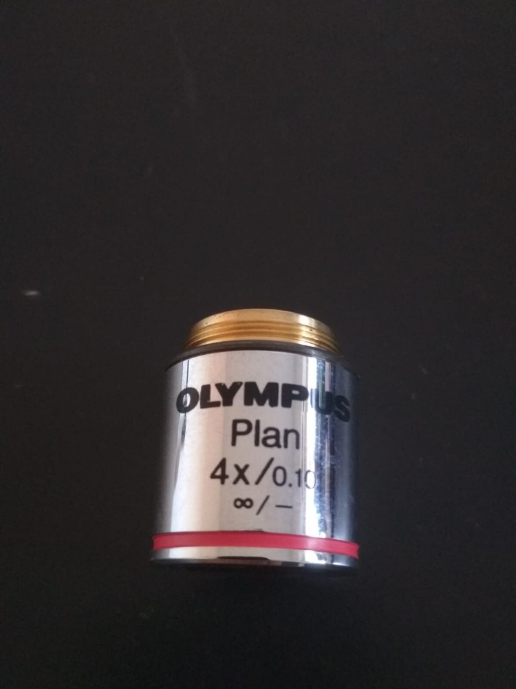 Olympus Plan N 4x/0.10 Lens phase contrast microscope Excellent condition