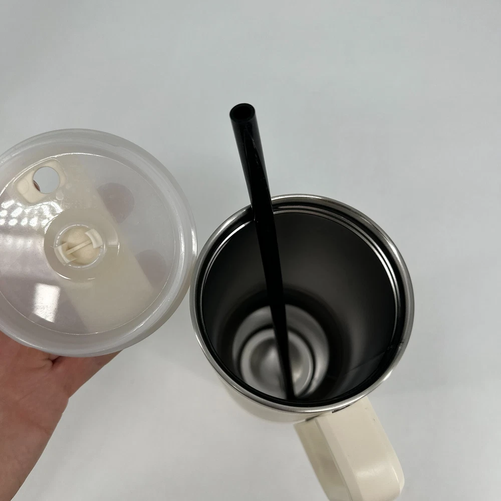 Stanley Quencher H2.0 FlowState Tumbler - 40oz (Cream) W/ Silicon Straw ...