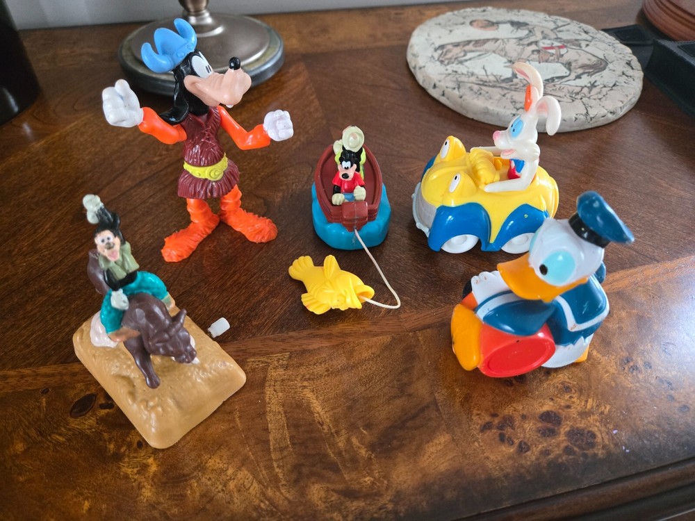 Vintage Mini Toy Lot McDonald's Figures Roger Rabbit Disney Goofy ...