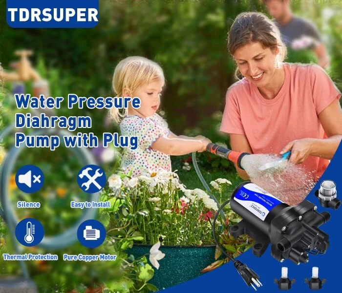 Fresh Water Pump 5.5GPM Pressure Increase Booster Pump 75 PSI Transfer ...