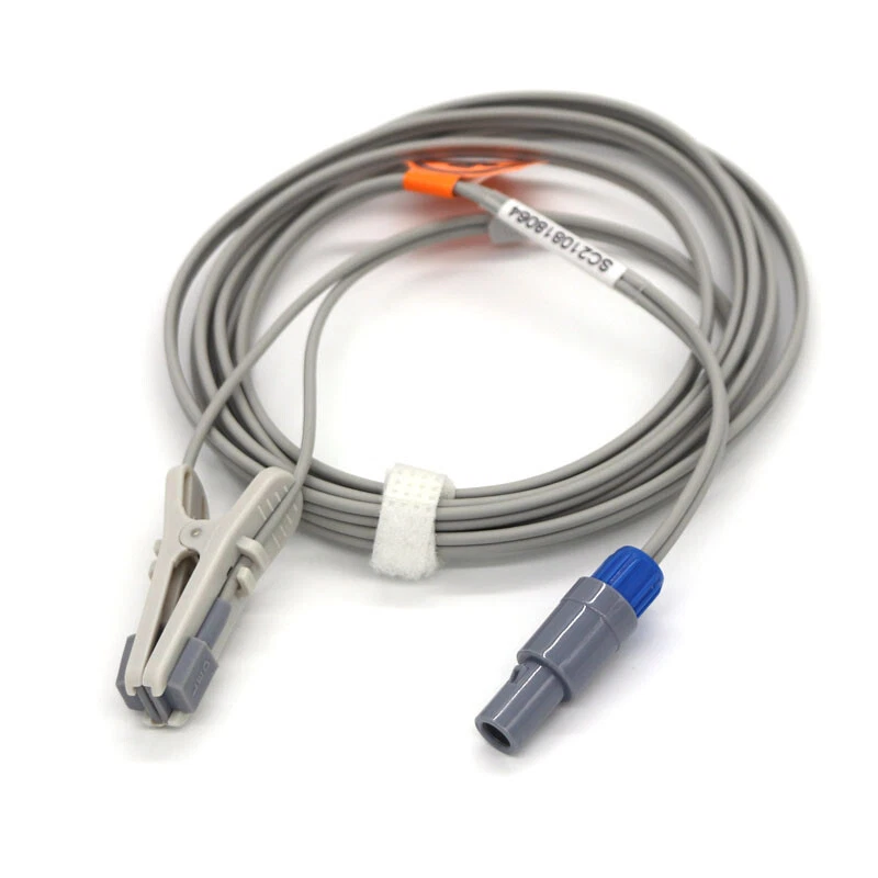 2Pc Adult/Pet Ear Clip Probe SpO2 Sensor Probe Compatible with CONTEC ...