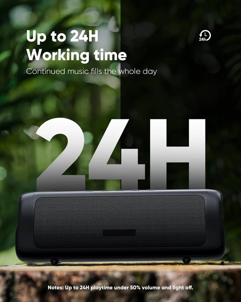 Immersive Sound Bluetooth Speaker with Dual Connectivity - Portable ...