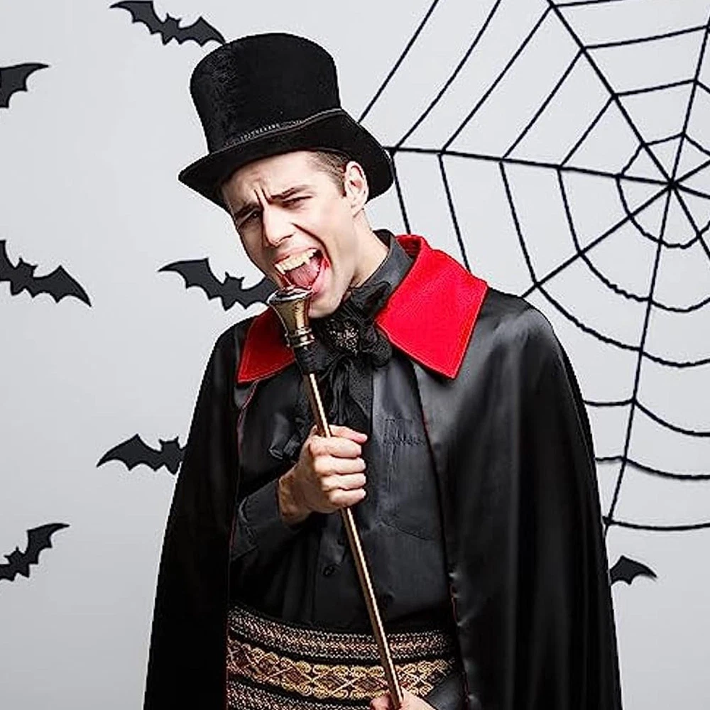 12PCS Horror Fake Fangs for Cosplay Vampire Dentures Teeth Dress Up ...