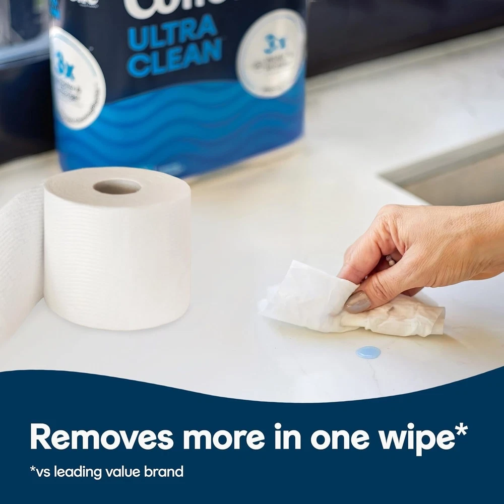 Soft 1-Ply Toilet Paper - 353 Sheets per Roll - Gentle on Sensitive Skin