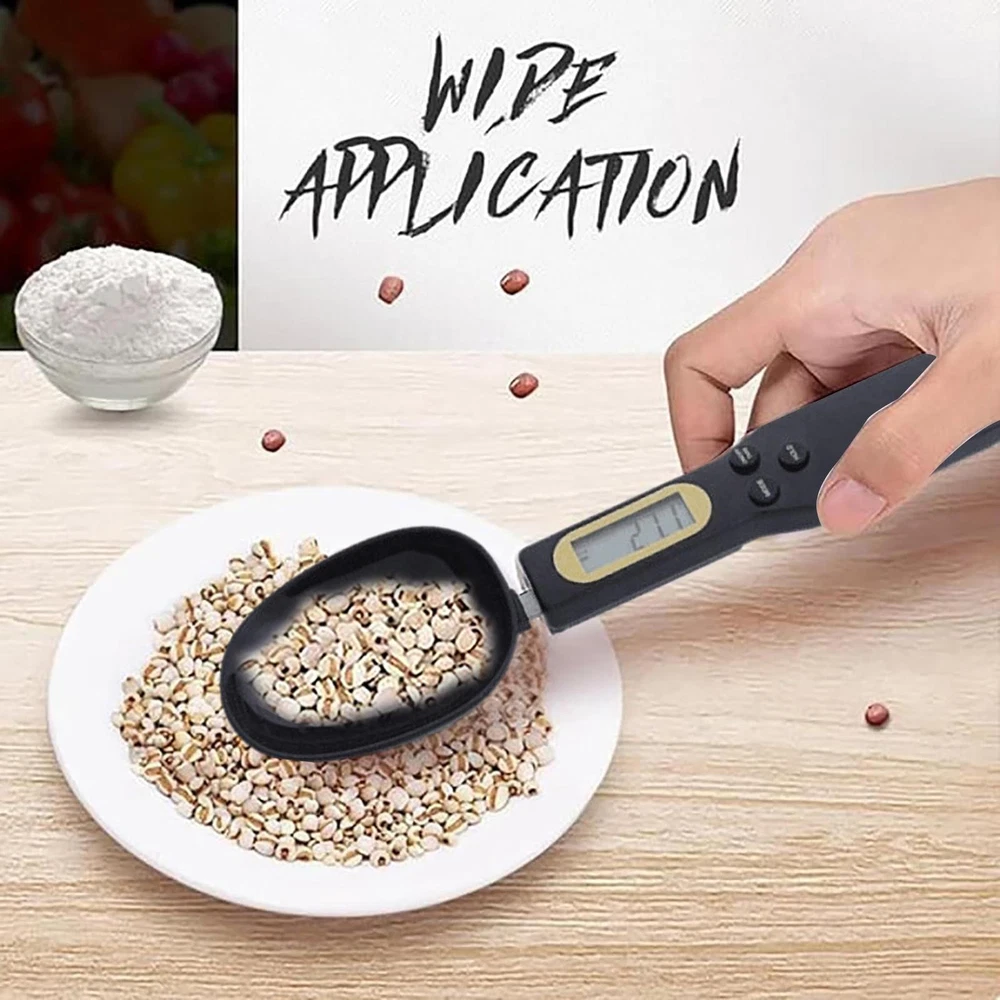 Weighing Spoon Kitchen Measuring Spoons With Display Baking Scale For ...