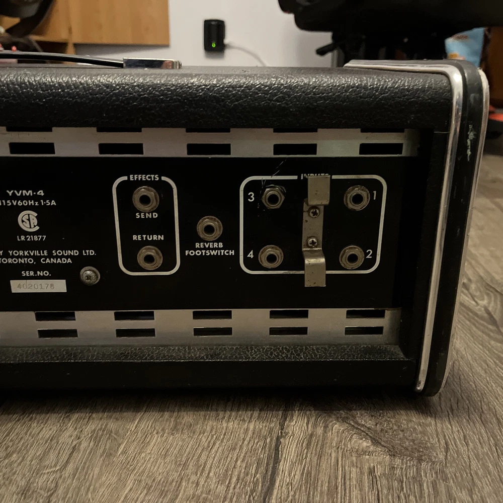 Traynor YVM-4 Voice Master 4 Channel Powered Mixer Amplifier Head ...