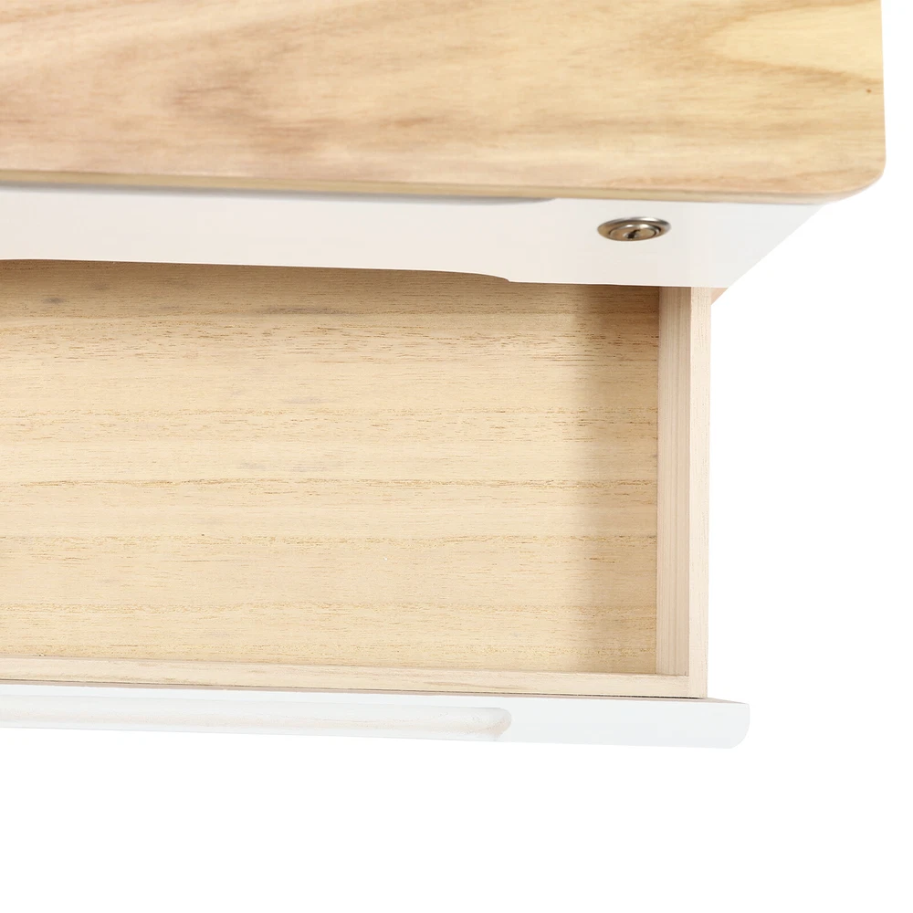 2-tier Desktop Storage Box With Lockable Drawers Rectangle Box Home ...