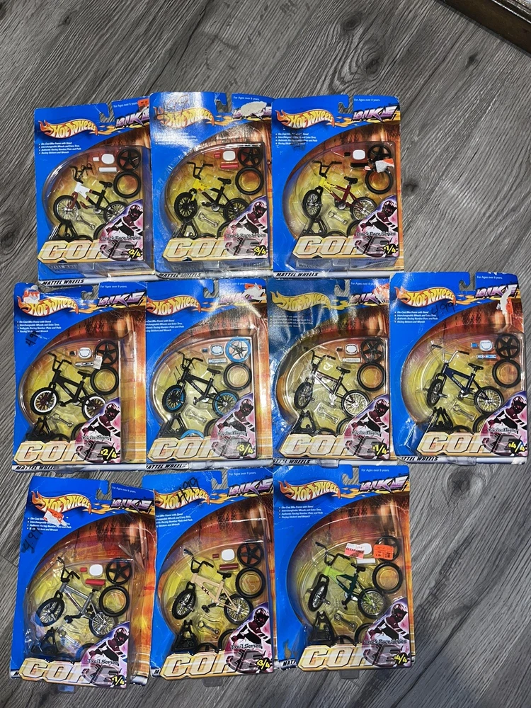 Mattel 2000 Vintage Hot wheels Bike Core Bundle 10 Total Bikes Included
