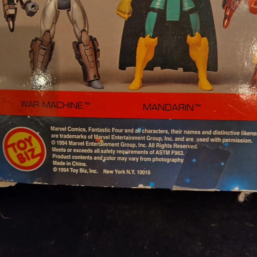 Vintage 1994 Toy Biz Marvel Fantastic Four Silver Surfer Action Figure